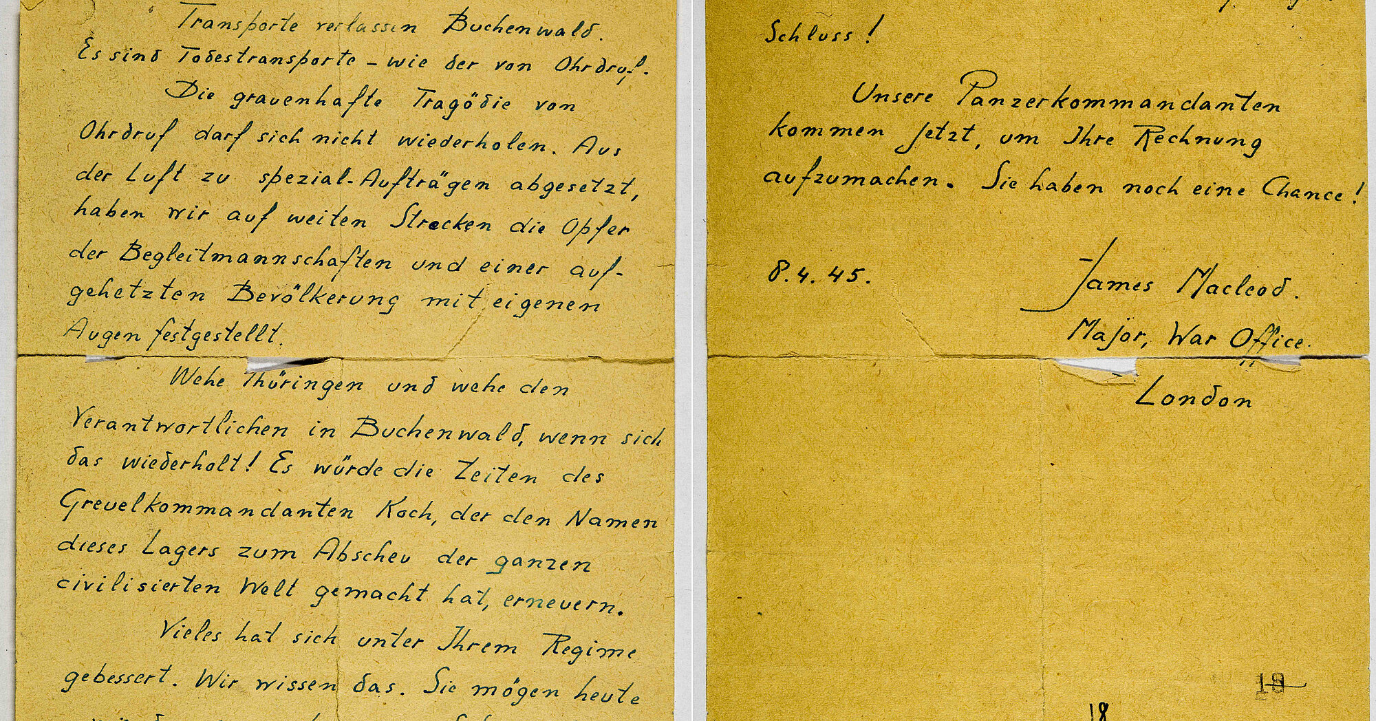 “Cease immediately!” - Liberation Buchenwald & Mittebau-Dora